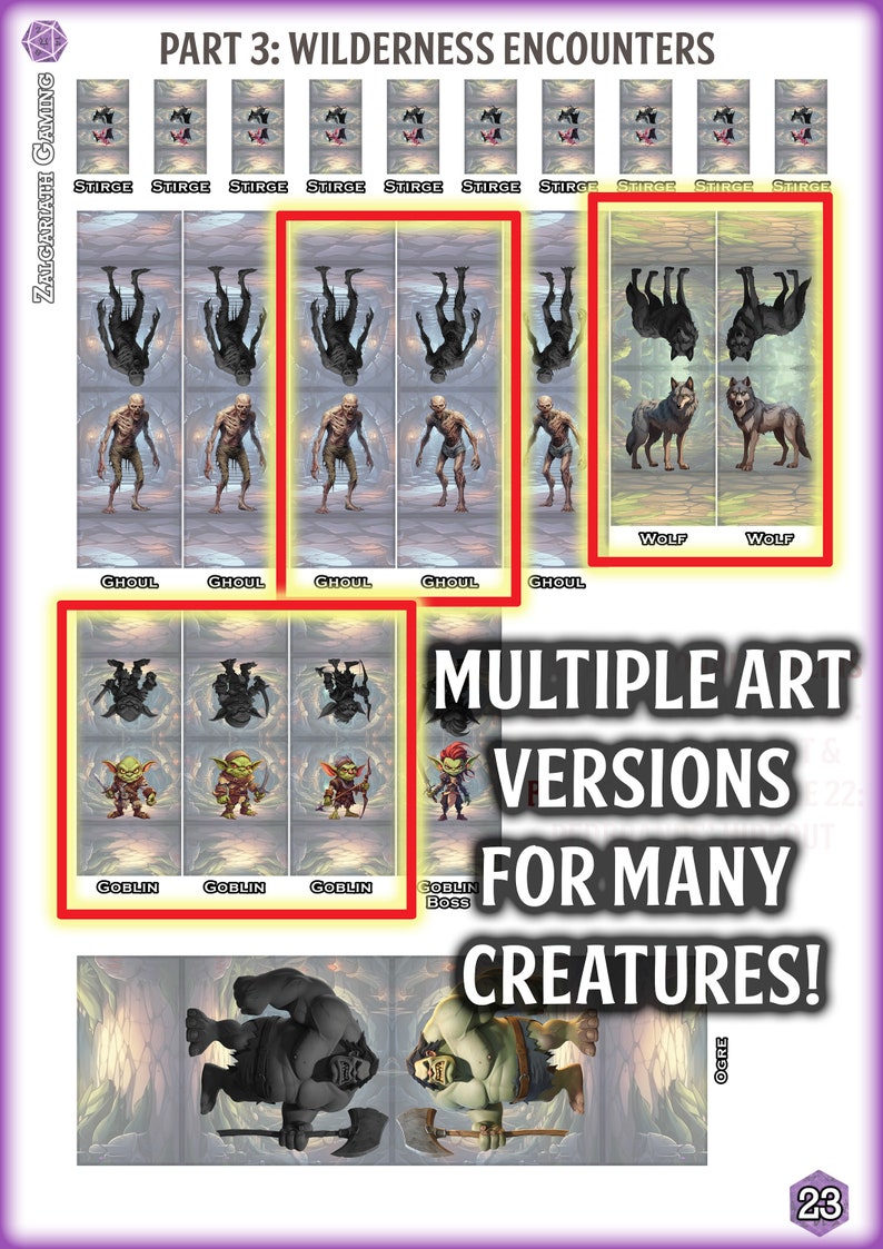 DnD Lost Mine of Phandelver Printable Paper Minis and DM Card Super ...