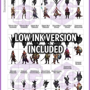 Dnd Lost Mine of Phandelver Player Character Printable Paper Minis - Etsy