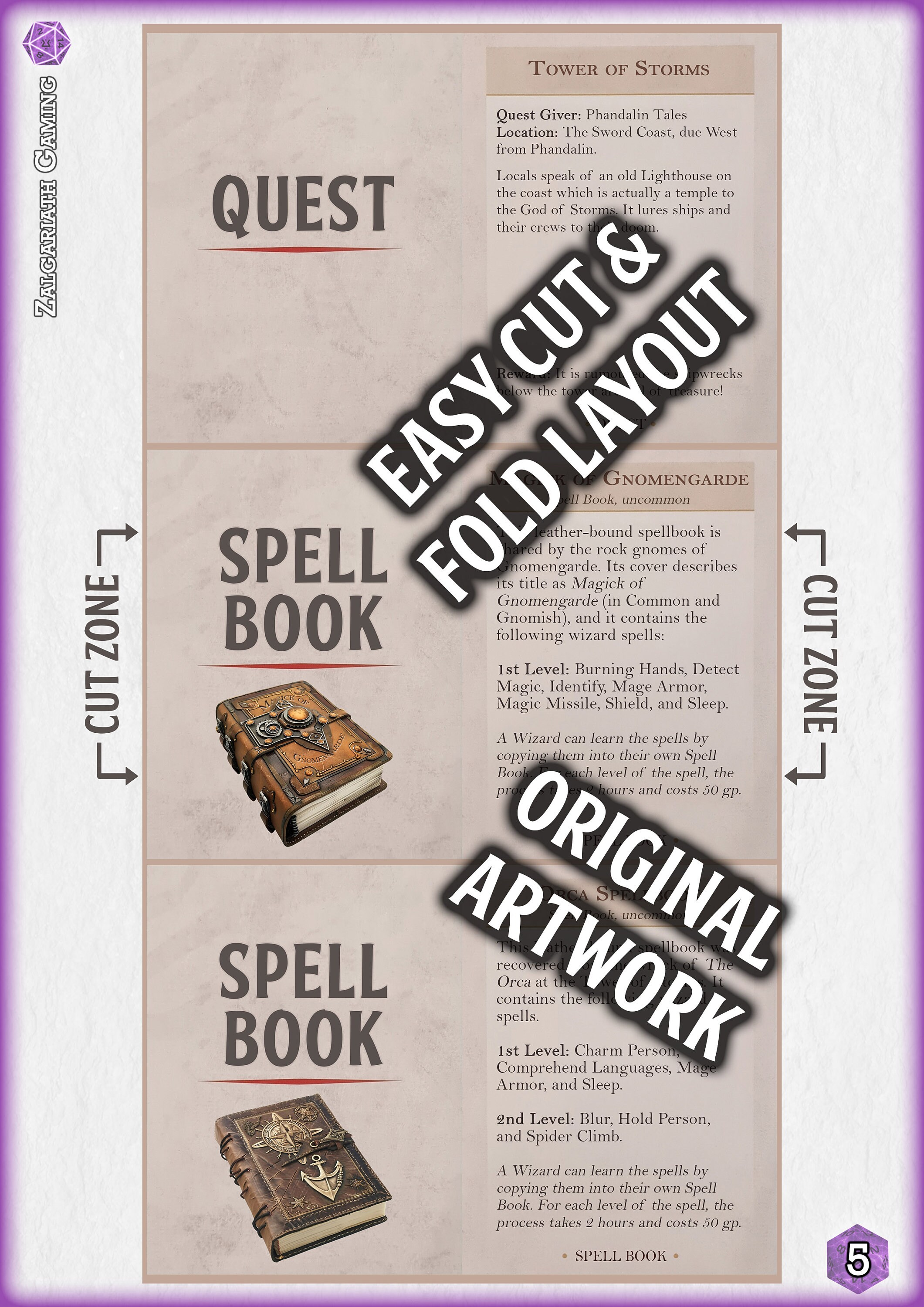 Dnd Dragon of Icespire Peak Printable DM Handouts - NPC, Quest, Lore ...