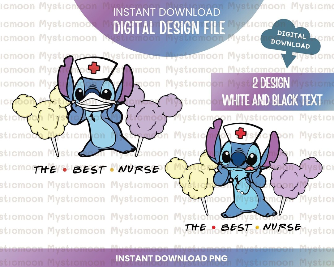 Stitch Nurse Life Svg for Cricut, the Best Nurse Svg, Nurse Gift, Nurse ...