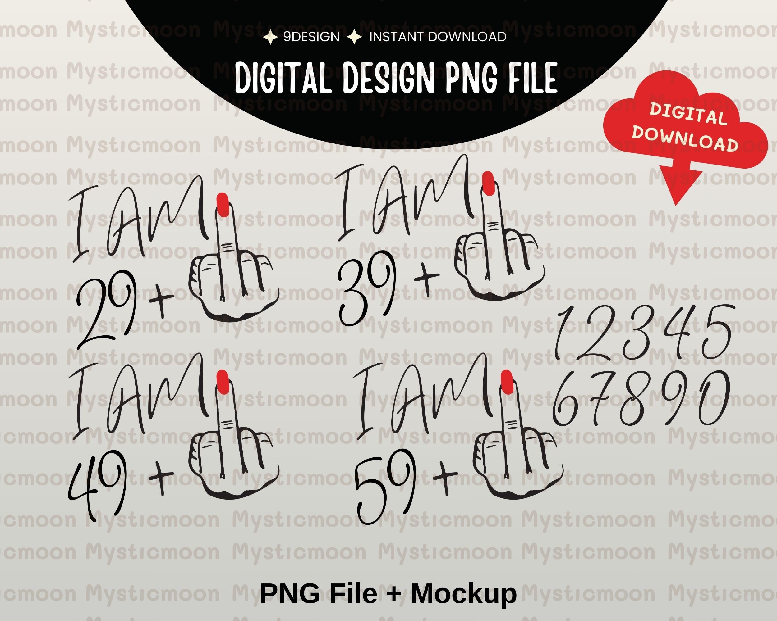 I Am 29 Plus Middle Finger Svg, Customizable Age Middle Finger Png, I ...
