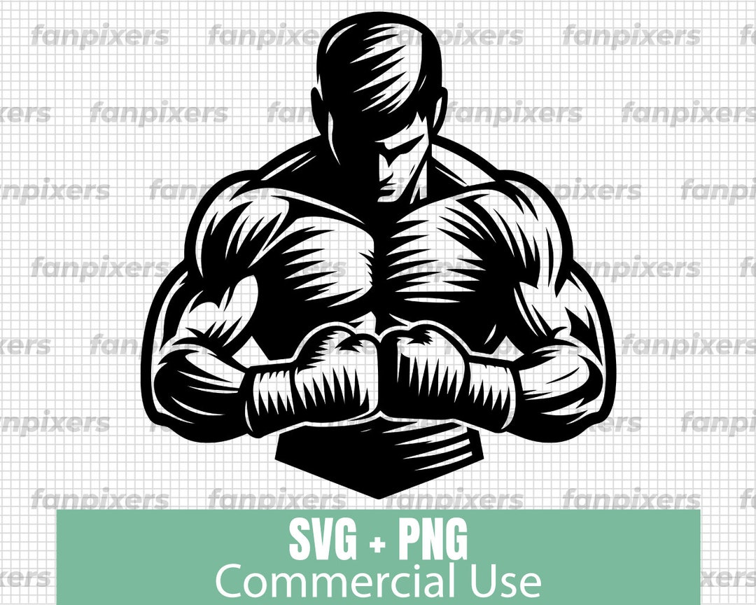 Boxer SVG and PNG, Sport Design for Commercial Use, Digital Download ...