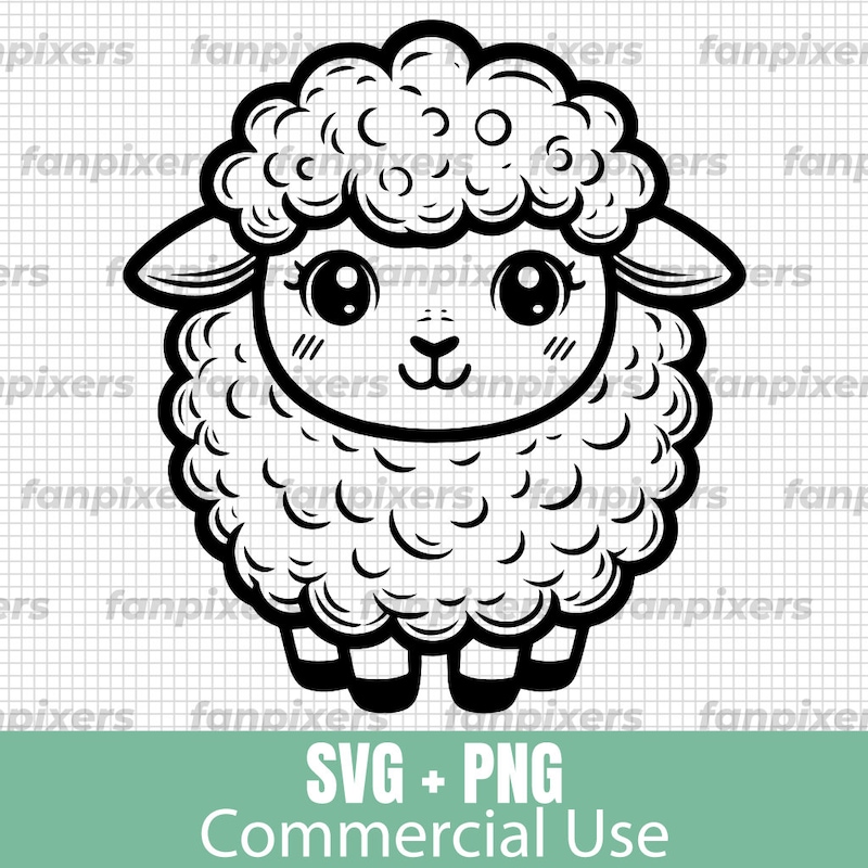 Sheep Stencil - Etsy