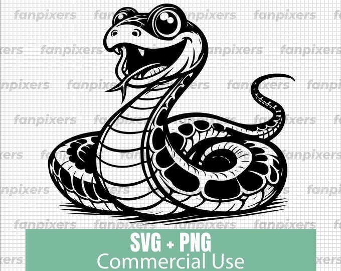 Cute Snake Svg, Jungle Animals Clipart, Cartoon Snake Svg, Baby Snake ...