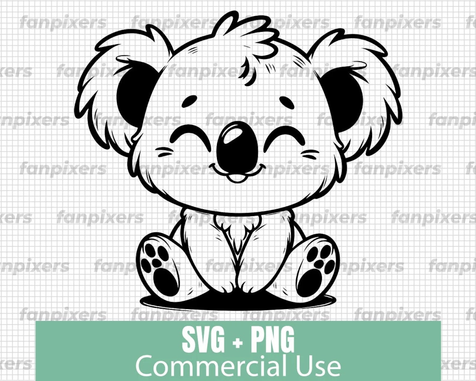 Cute Baby Animals SVG BUNDLE Vector Design Printable, Complete Peeking ...