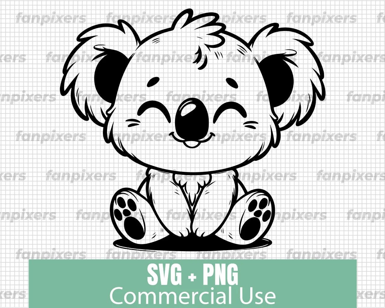 Cute Baby Animals SVG BUNDLE Vector Design Printable, Complete Peeking ...