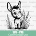 Cute Rabbit SVG and PNG, Perfect for Commercial Use, Digital Download ...