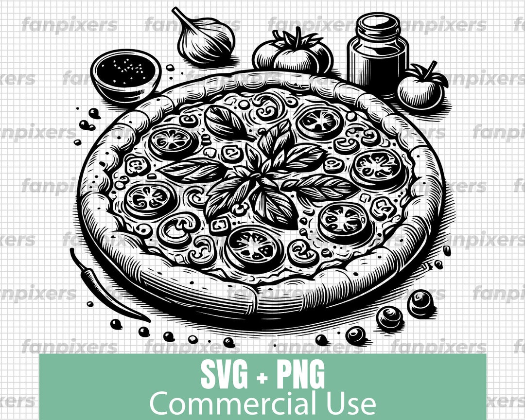Pizza SVG and PNG for Commercial Use. Perfect for DIY Projects, T ...