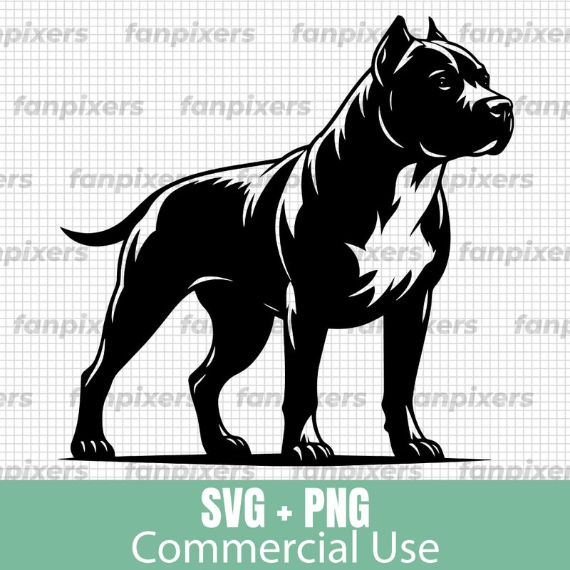Pitbull Svg - Etsy