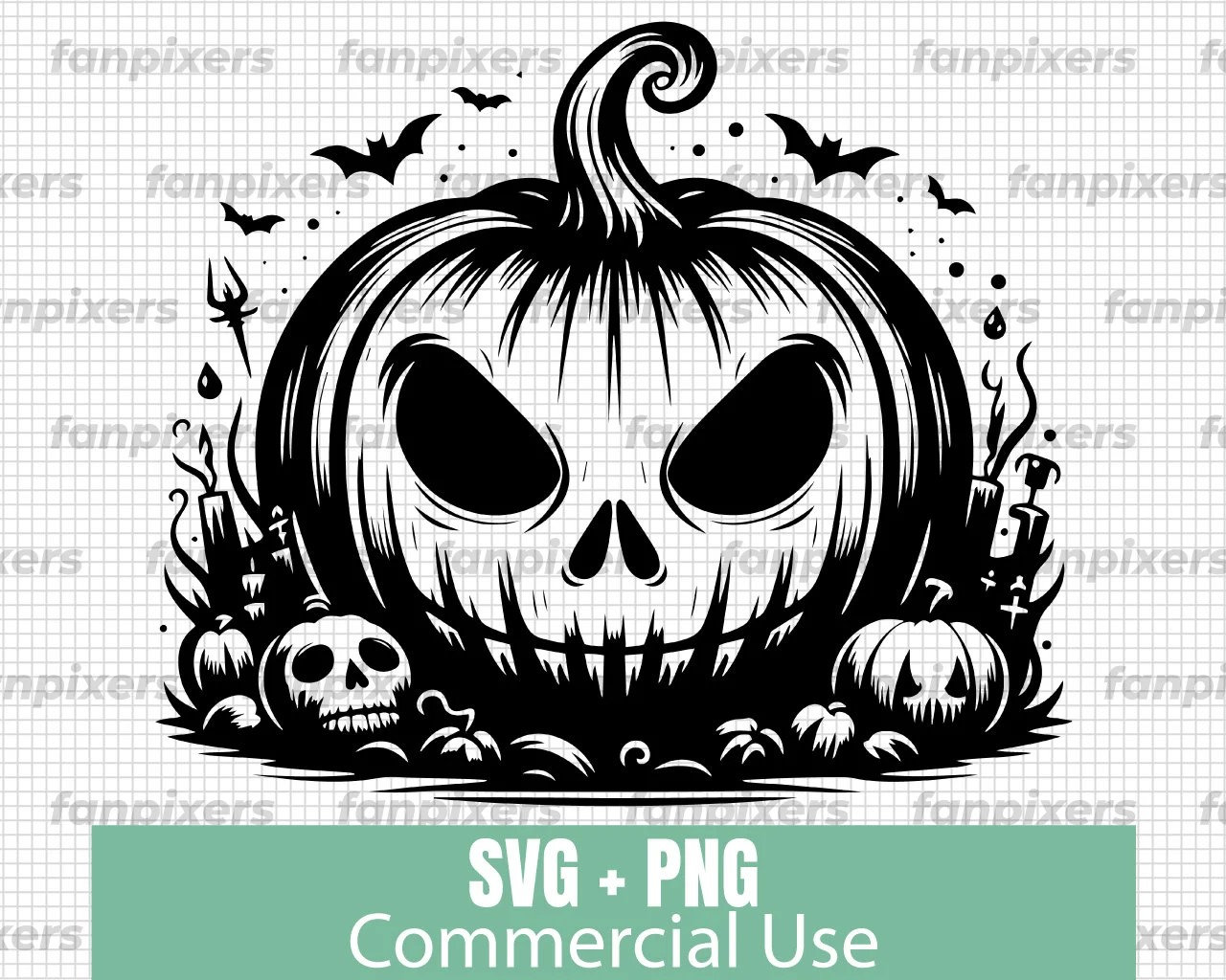 Cute Spooky Halloween SVG BUNDLE. Vector Design Printable.complete Cute ...