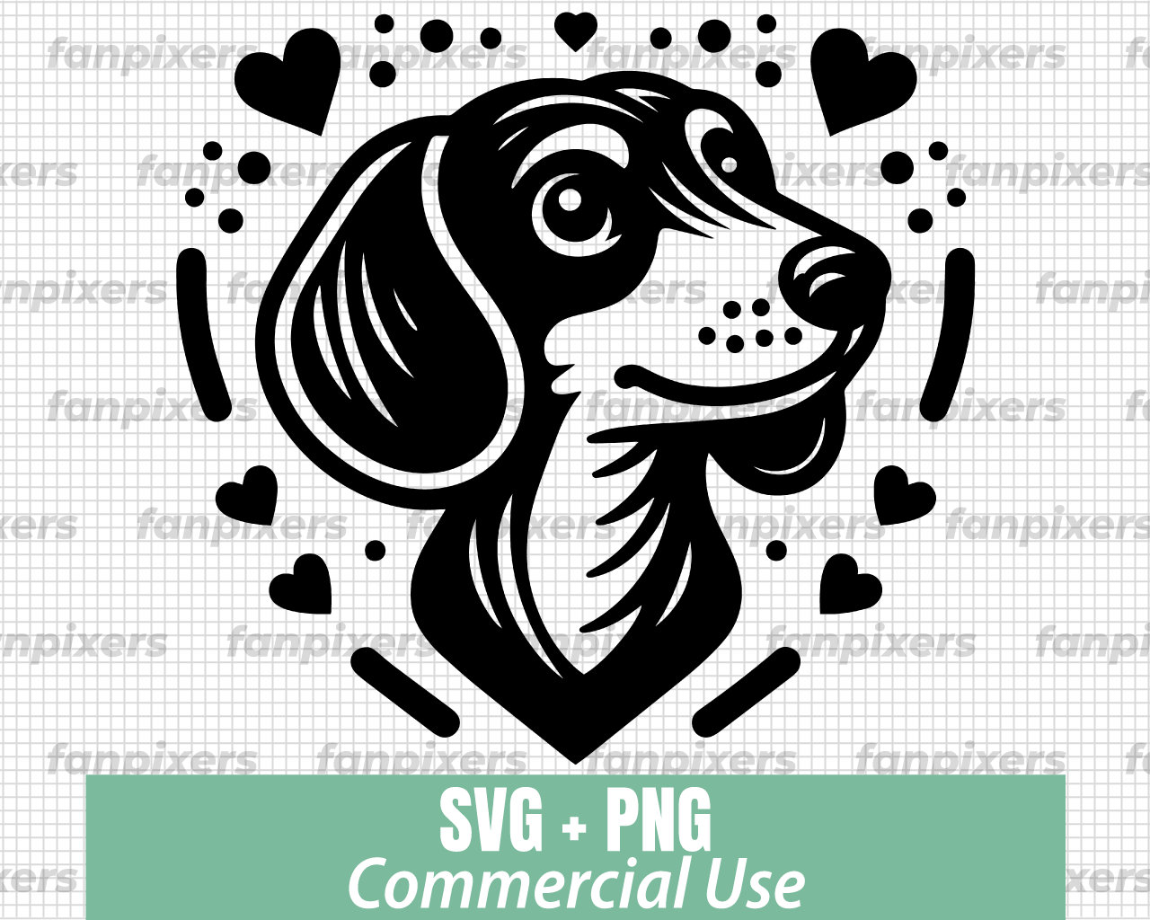 Dachshund Heart SVG PNG, Dachshund Svg, Dachshund Png, Dog Svg, Wiener ...