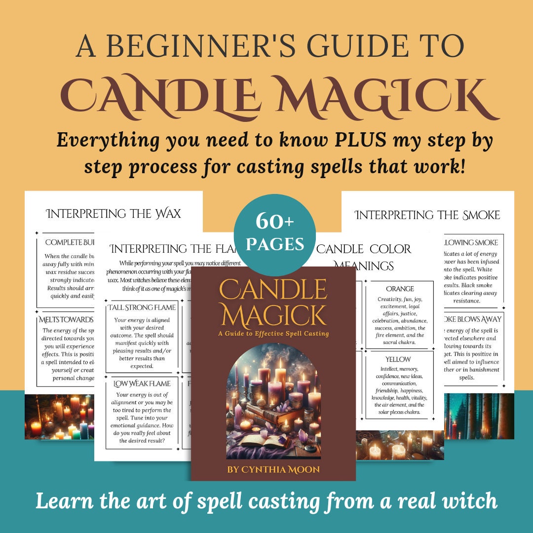 Candle Magic for Beginners How to Cast a Spell DIY Spell DIY Candle ...