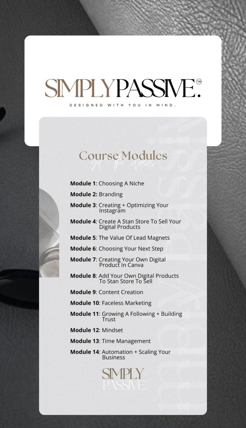 Simply Passive Digital Marketing Course With Master Resell Rights. How ...