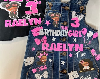 Boss Girl Baby Birthday Skirt Outfit Set Custom Outfit - Etsy
