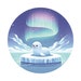 Aurora Seal Serenade Art Print Mesmerizing Northern Lights Seal ...