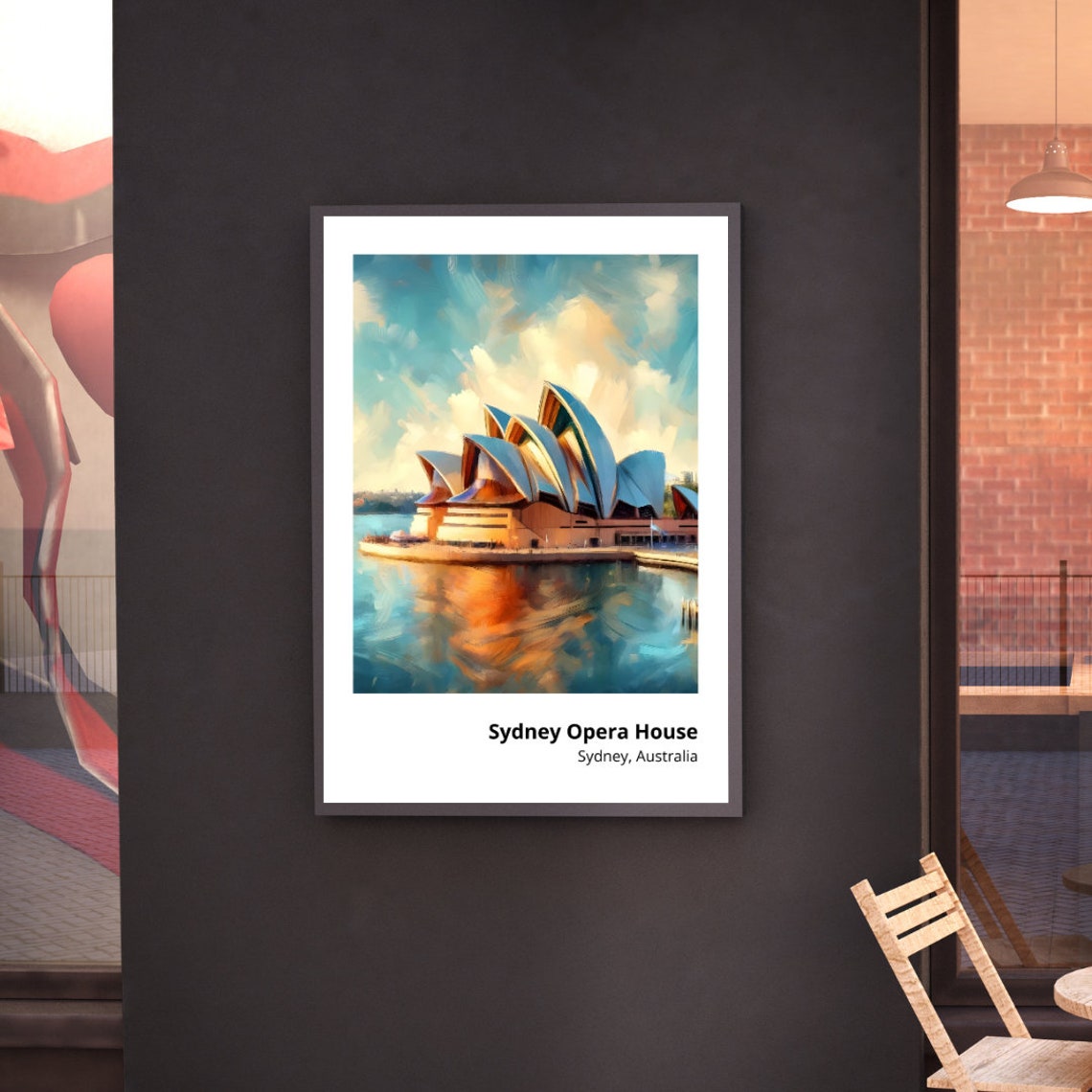 Sydney Opera House Art Print - Iconic Digital Painting of Australian ...