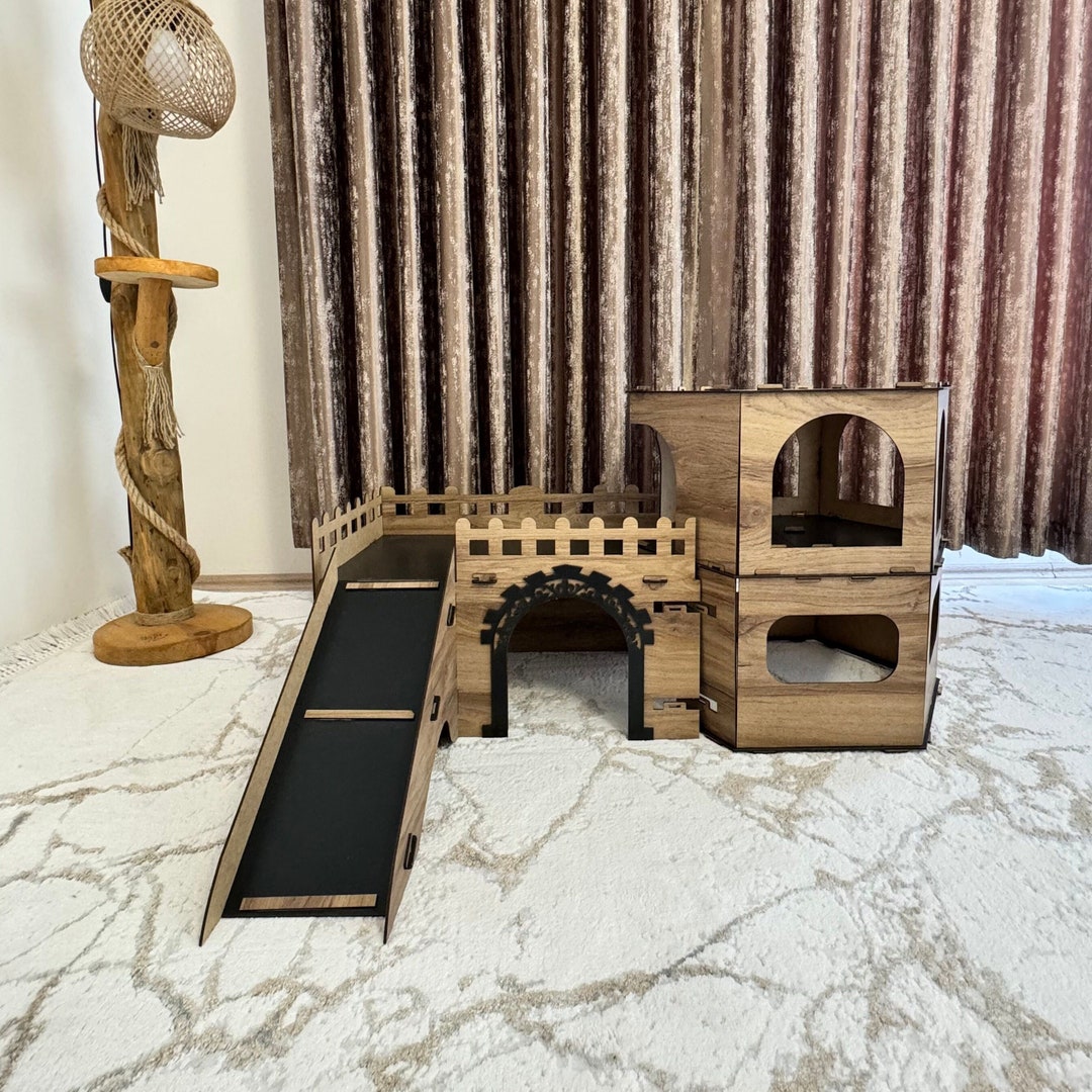 CASTLE Rabbit House Black-kemenche, Rabbit House, Rabbit House, Rabbit ...