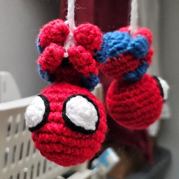 Spiderman Car Hanger Crochet Pattern - Etsy
