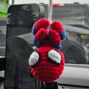 Crochet Spiderman Car Hanger Digital Pattern - Etsy
