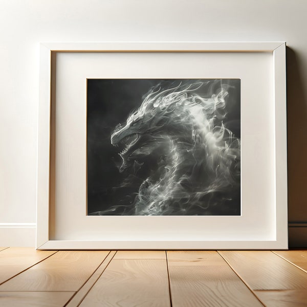 Smoke Dragon Art - Etsy