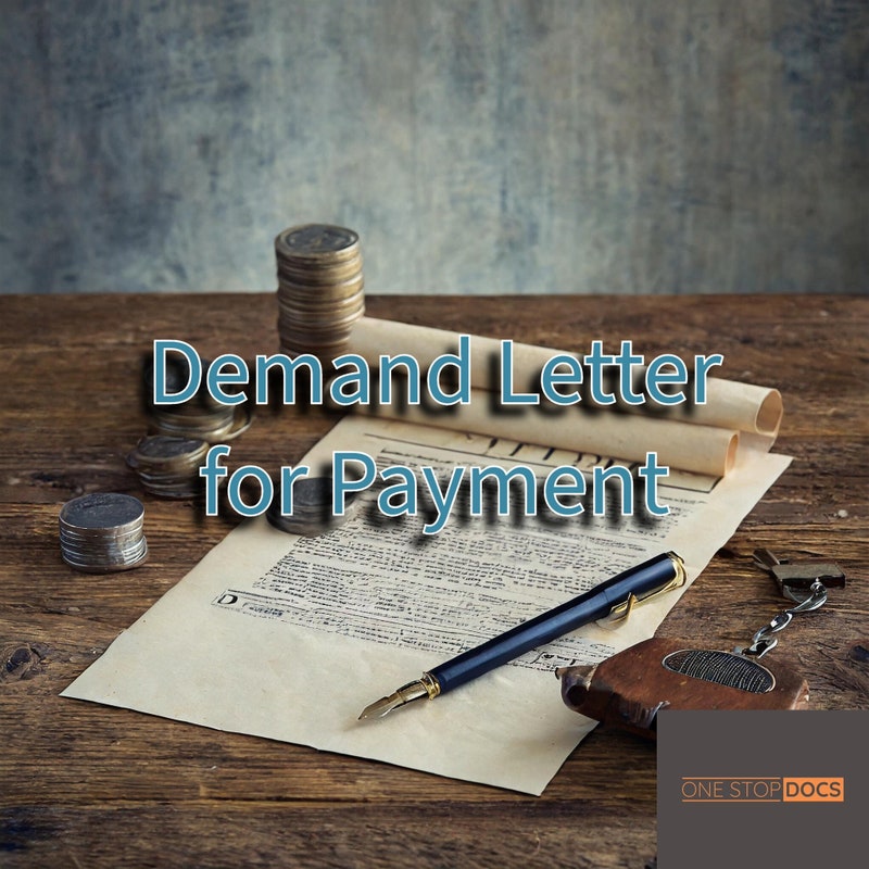 Demand Letter for Payment - Etsy