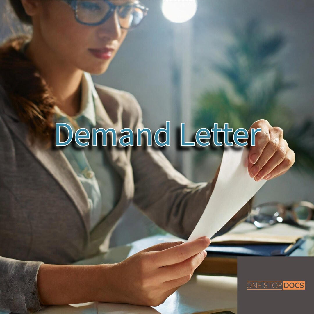 Demand Letter Template - Etsy
