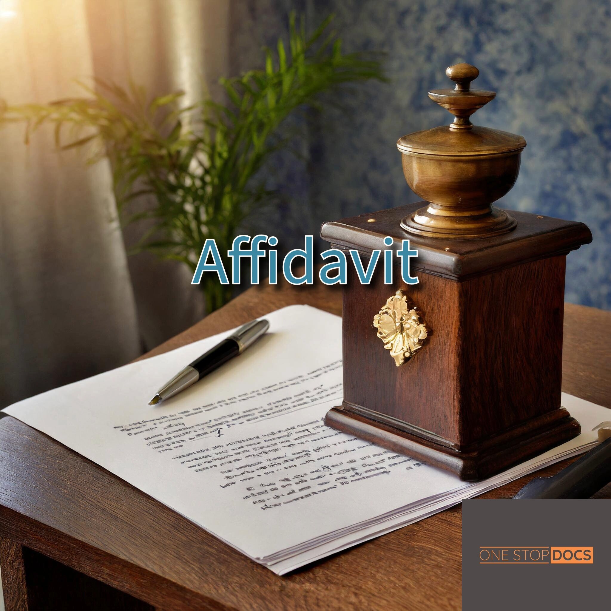Affidavit Template - Etsy