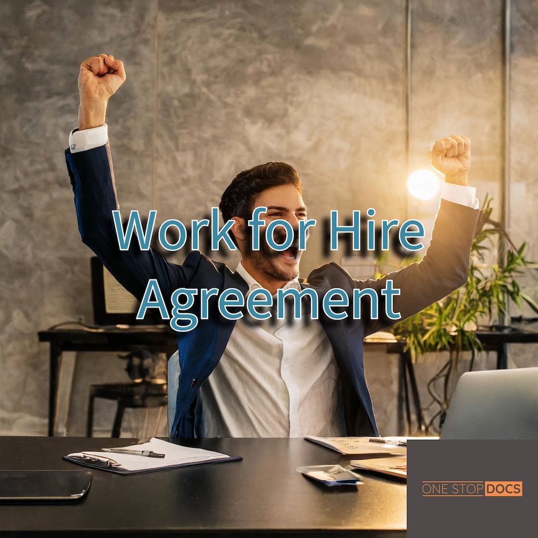Work for Hire Agreement Template - Etsy