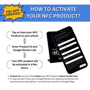 New Google Review NFC Stand for Business - Get More Reviews to Grow ...
