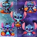5 Halloween Vampire Stitch Digital Images, Vector Digital Art, Clipart ...