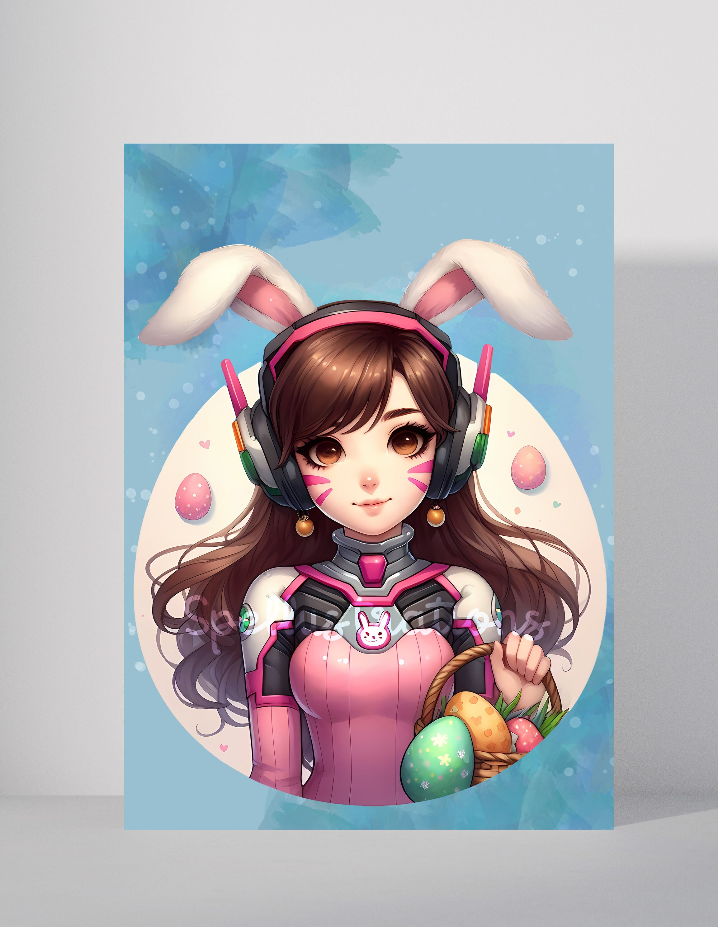 D.va Easter PNG, Transparent Background Clipart Images, Commercial ...