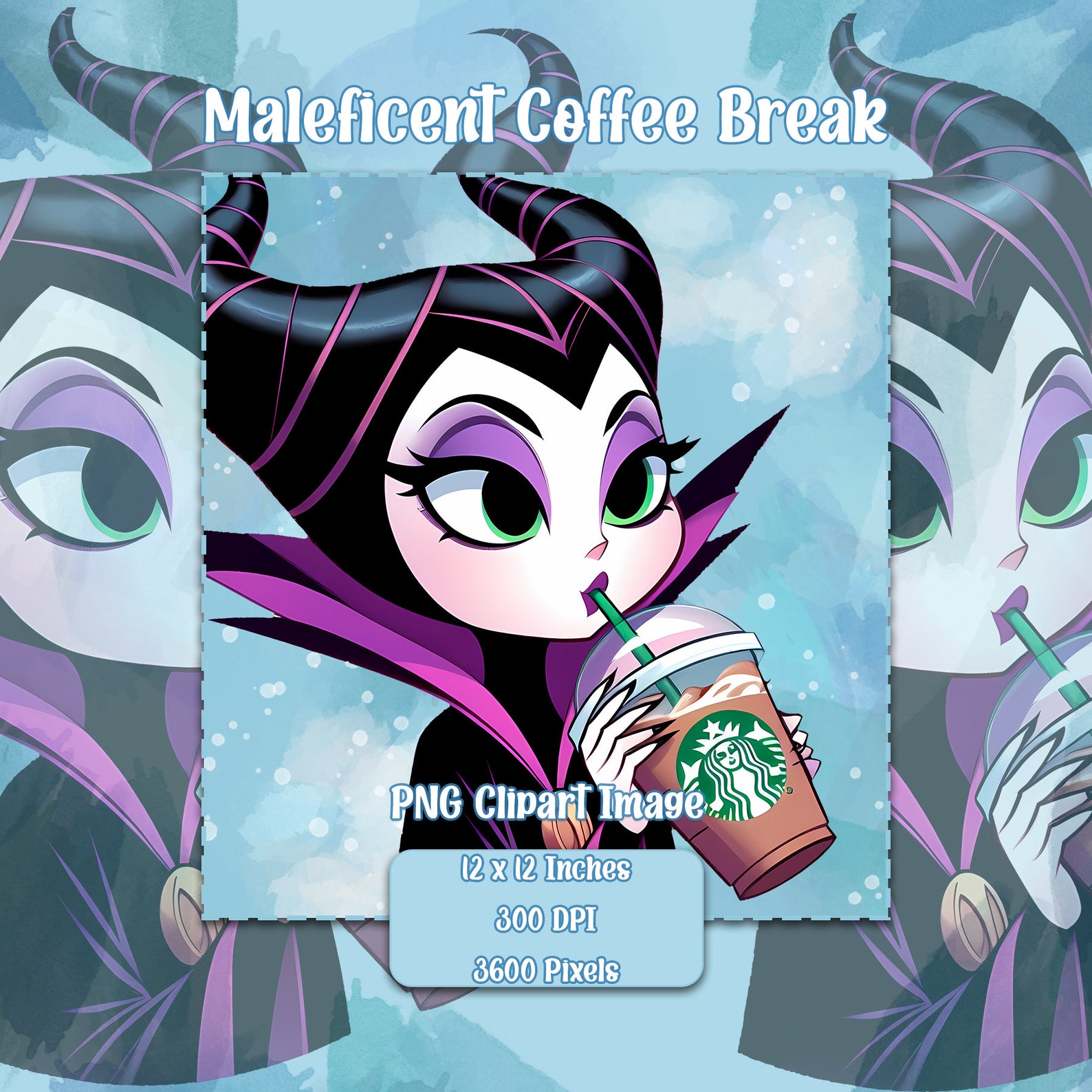 Maleficent's Coffee Break PNG, Transparent Background Clipart Images ...