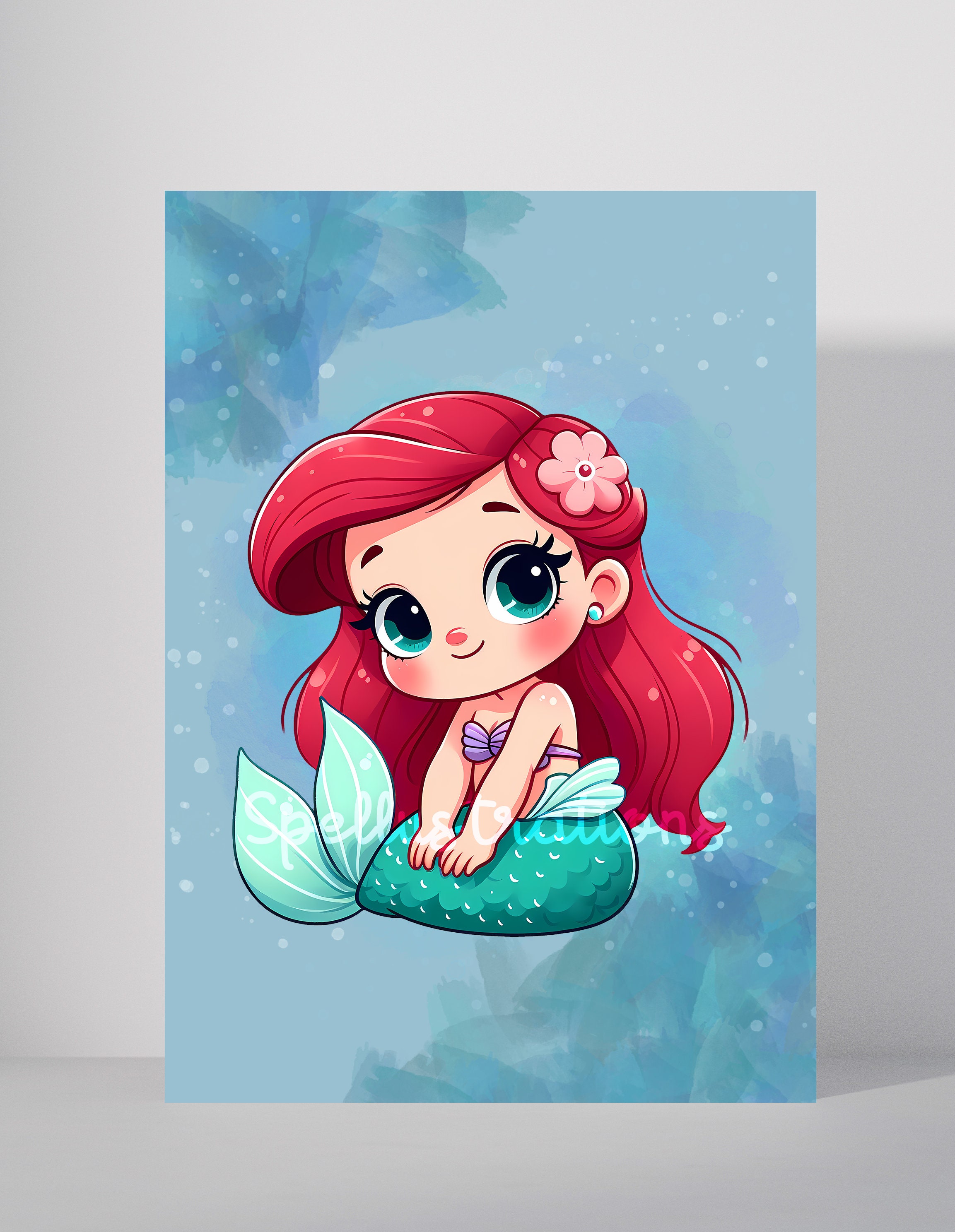 Baby Ariel PNG, Transparent Background Clipart Images, Commercial ...