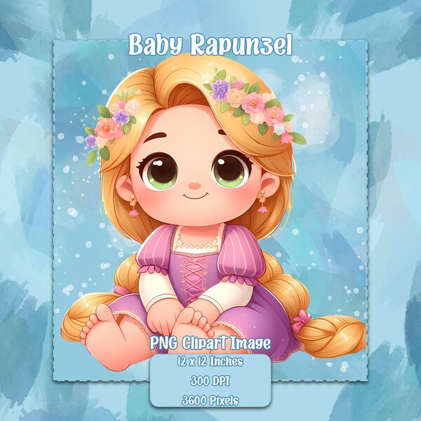 Baby Rapunzel - Etsy