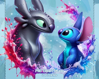 Ghost Toothless Watercolor Splash, Clipart Images, Graphics and Artwork ...