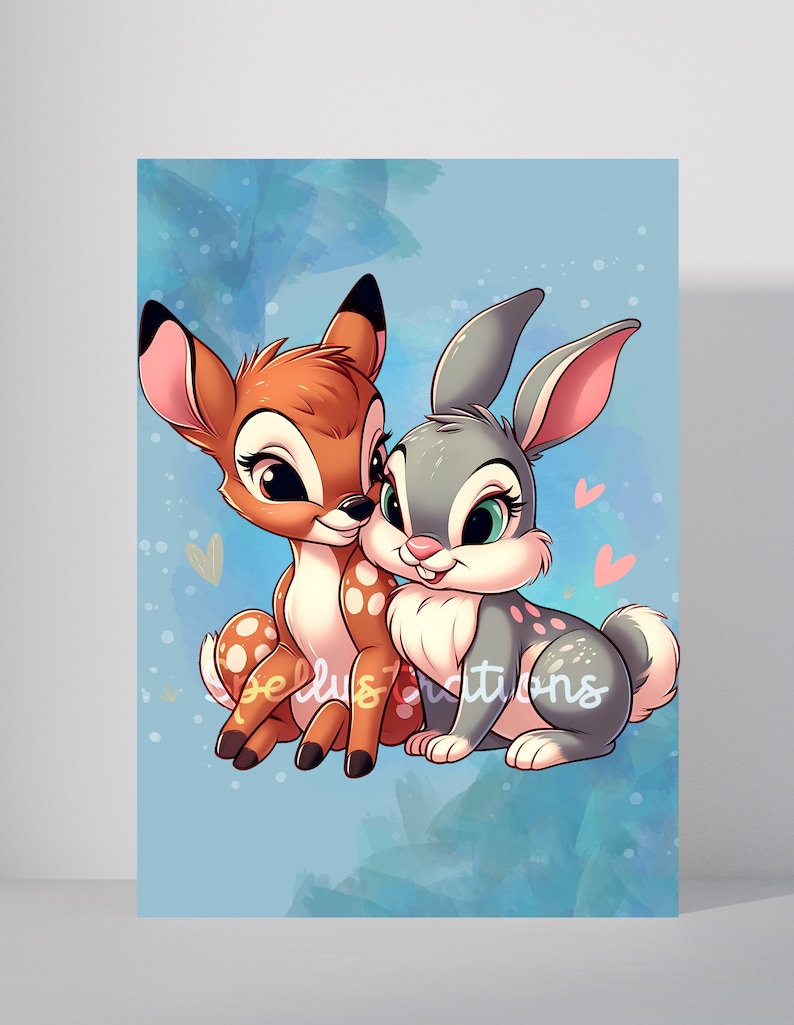 Bambi and Thumper PNG, Transparent Background Clipart Images ...