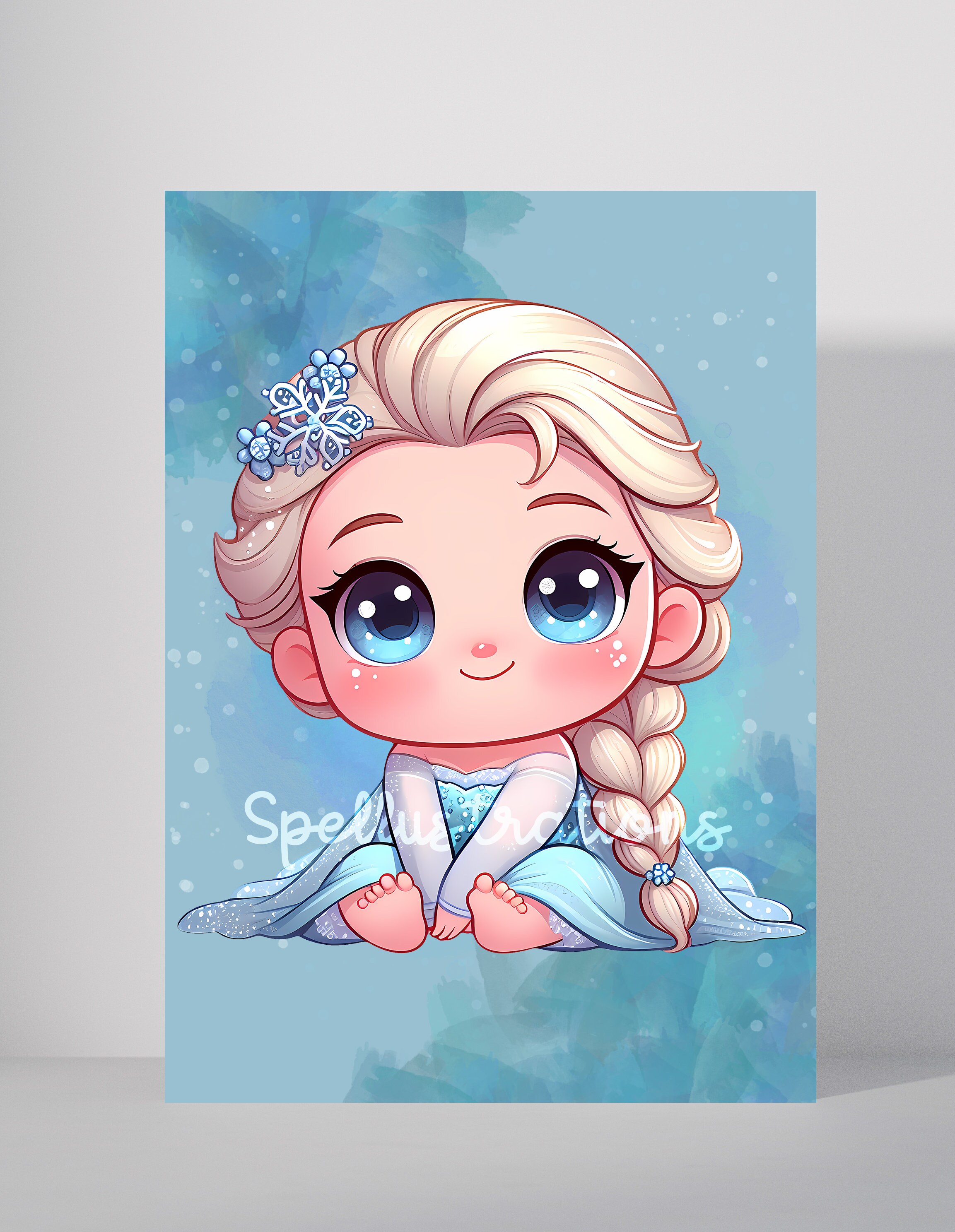 Baby Elsa PNG, Transparent Background Clipart Images, Commercial ...
