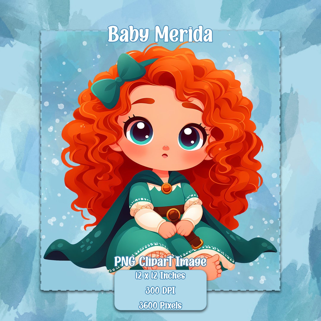 Baby Merida PNG, Transparent Background Clipart Images, Commercial ...