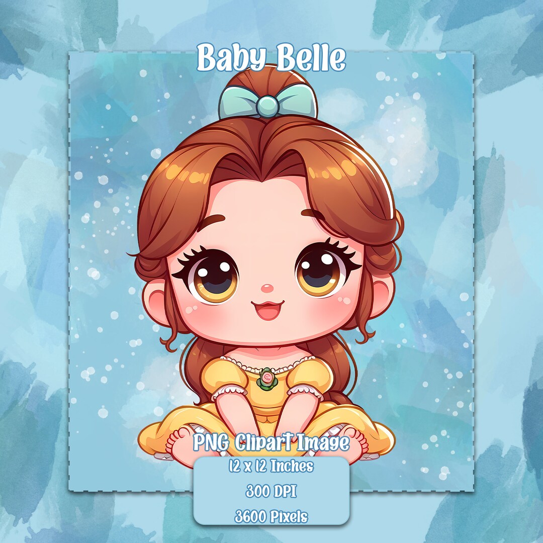 Baby Belle PNG, Transparent Background Clipart Images, Commercial ...