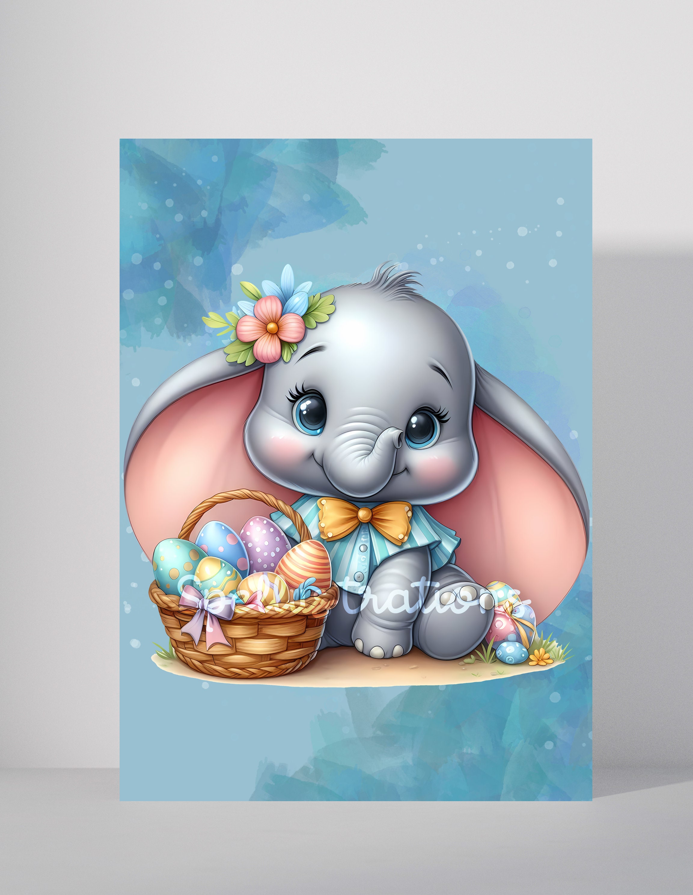 Dumbo Easter PNG, Transparent Background Clipart Images, Commercial ...