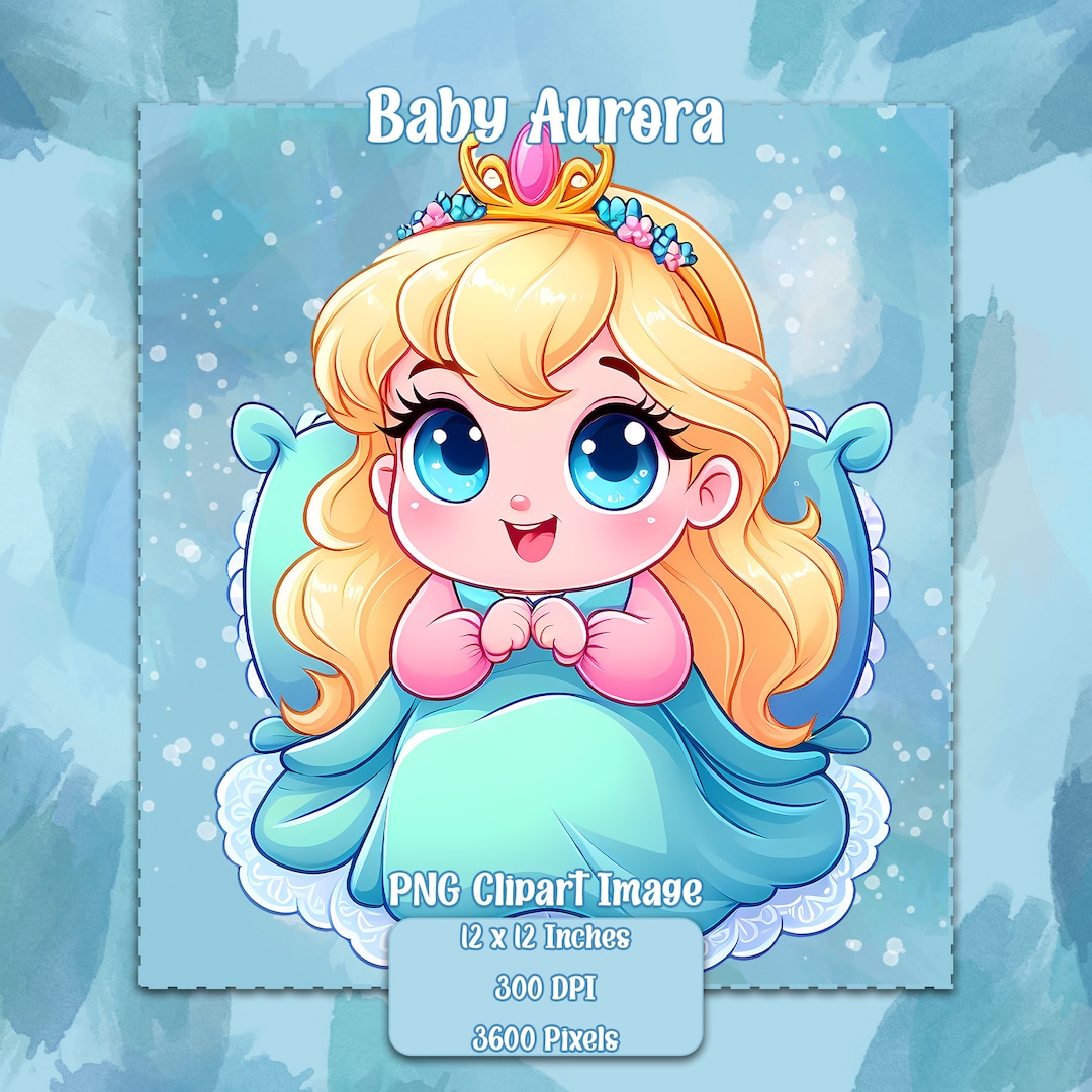 Baby Aurora PNG, Transparent Background Clipart Images, Commercial ...