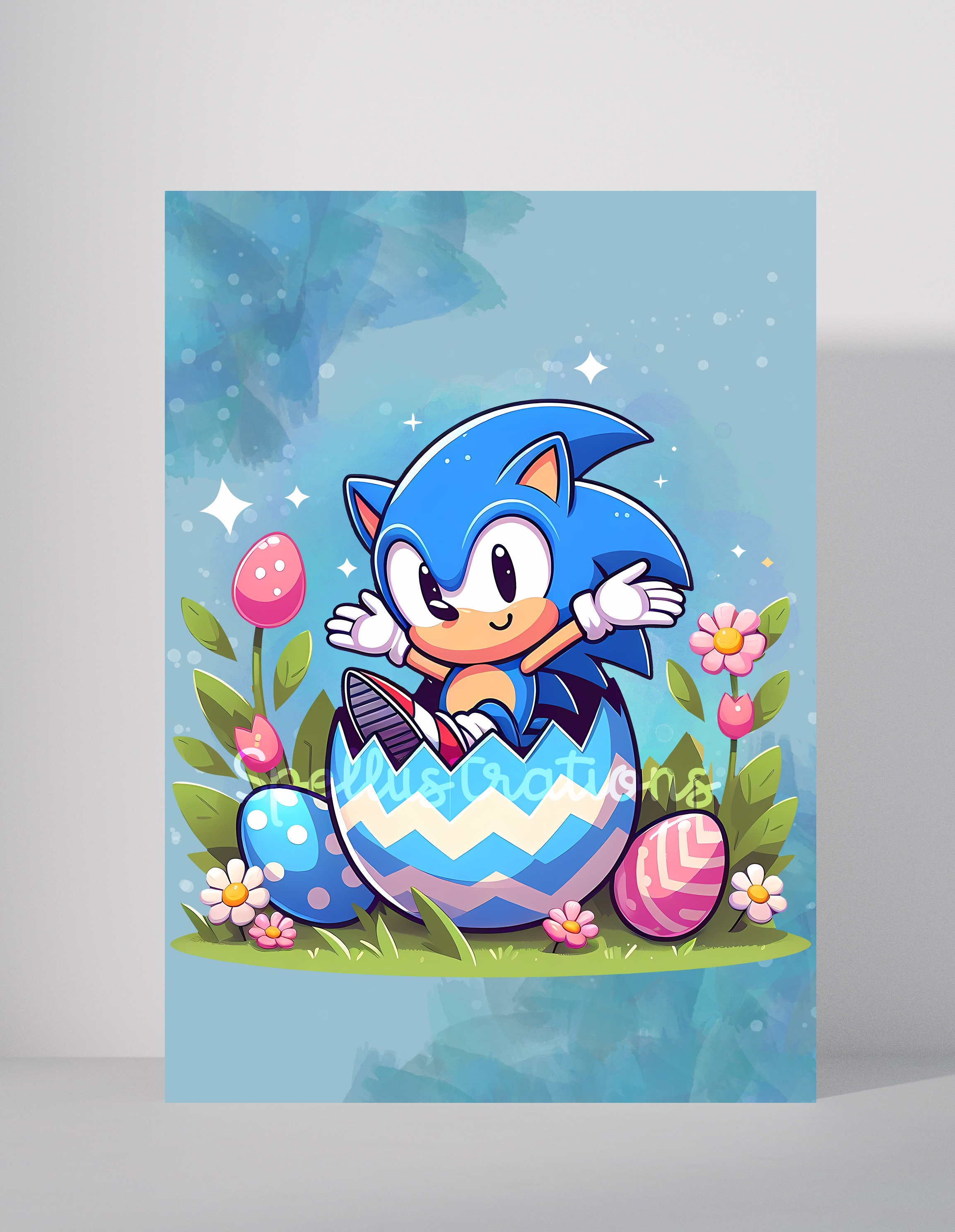 Sonic Easter Egg PNG, Transparent Background Clipart Images, Commercial ...