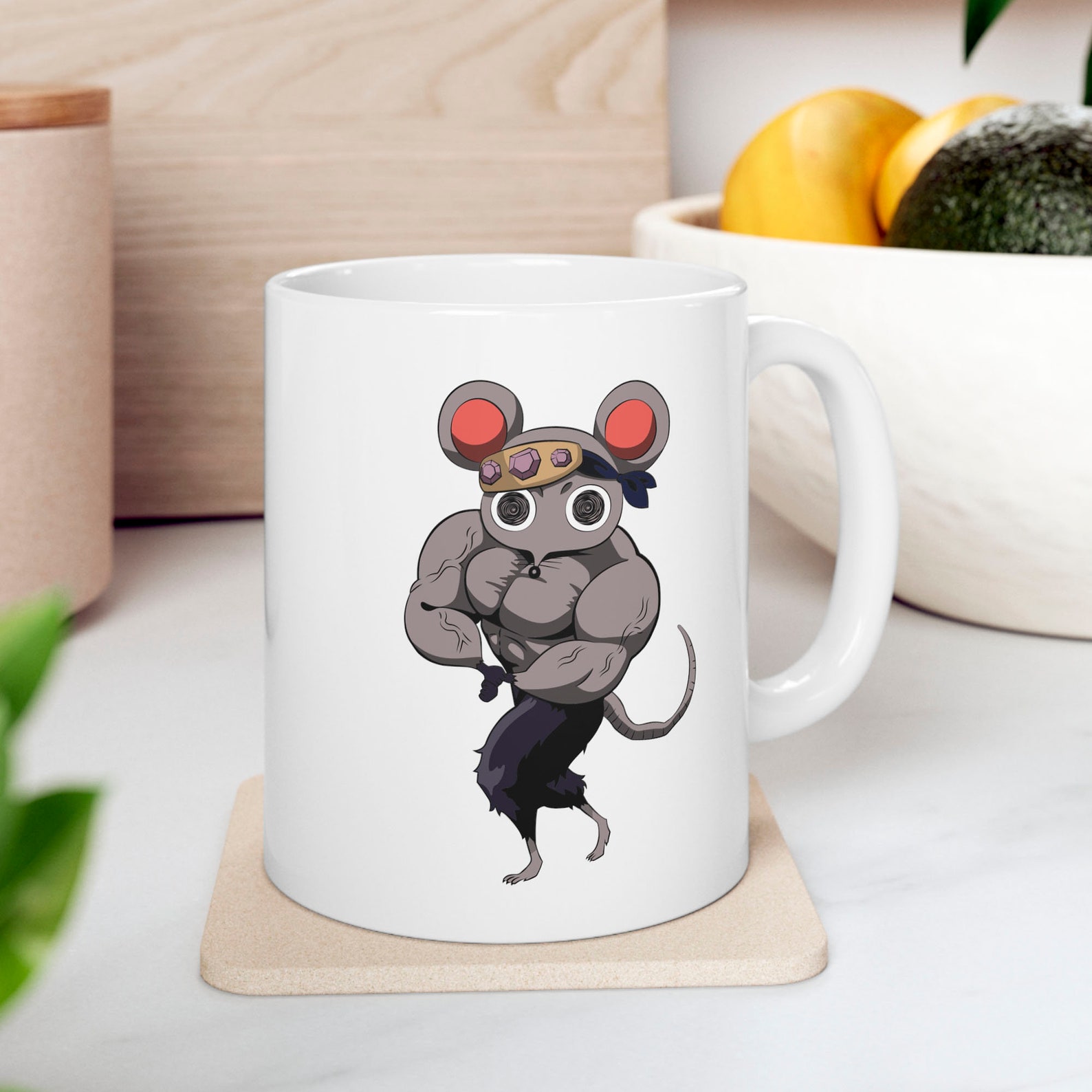 Muscle Mice Fitness Gym Mug Gift for Him Cute Gift for Her, Anime Mug ...