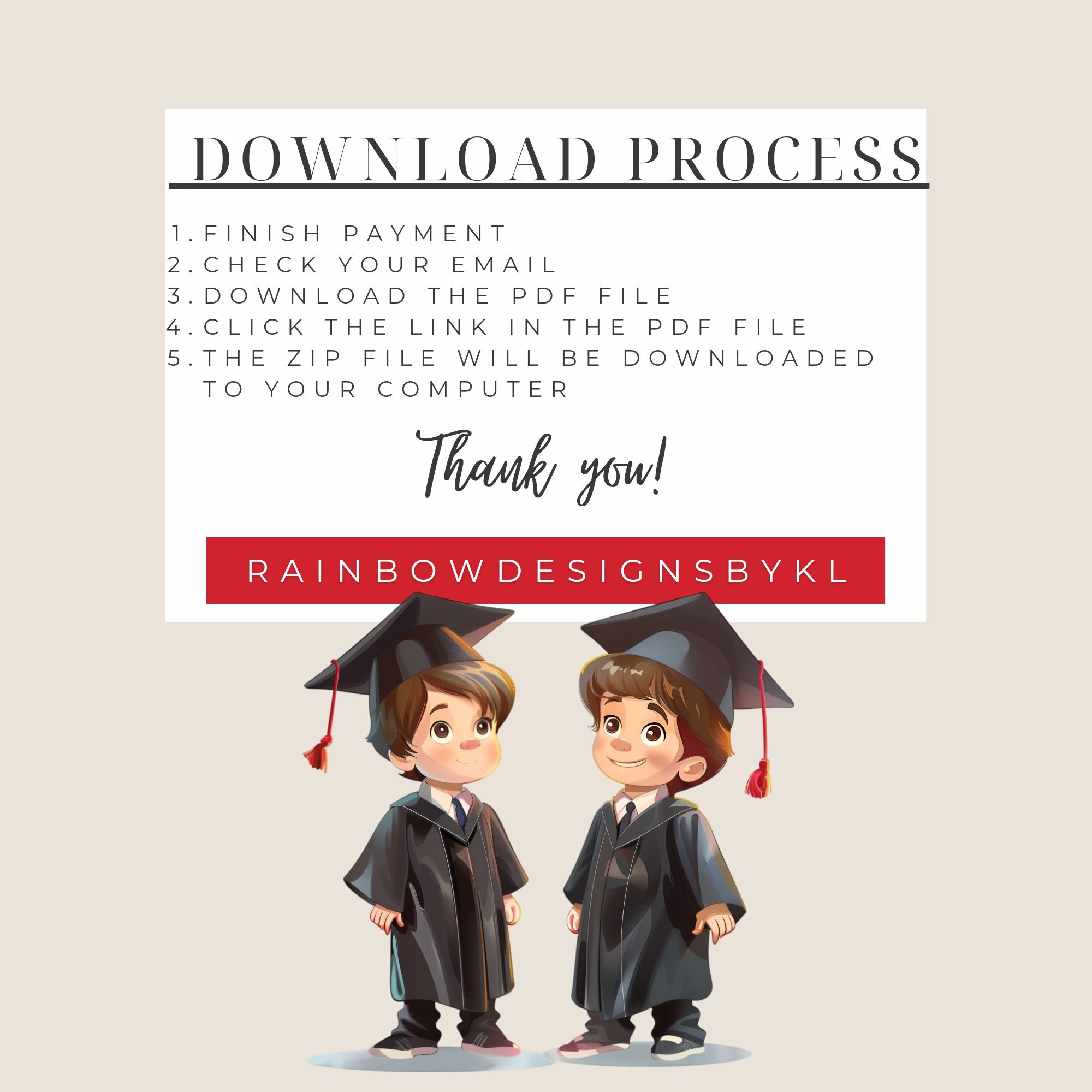 Toddler Graduation Clipart: 20 PNG Nursery Graphics (commercial Use) - Etsy