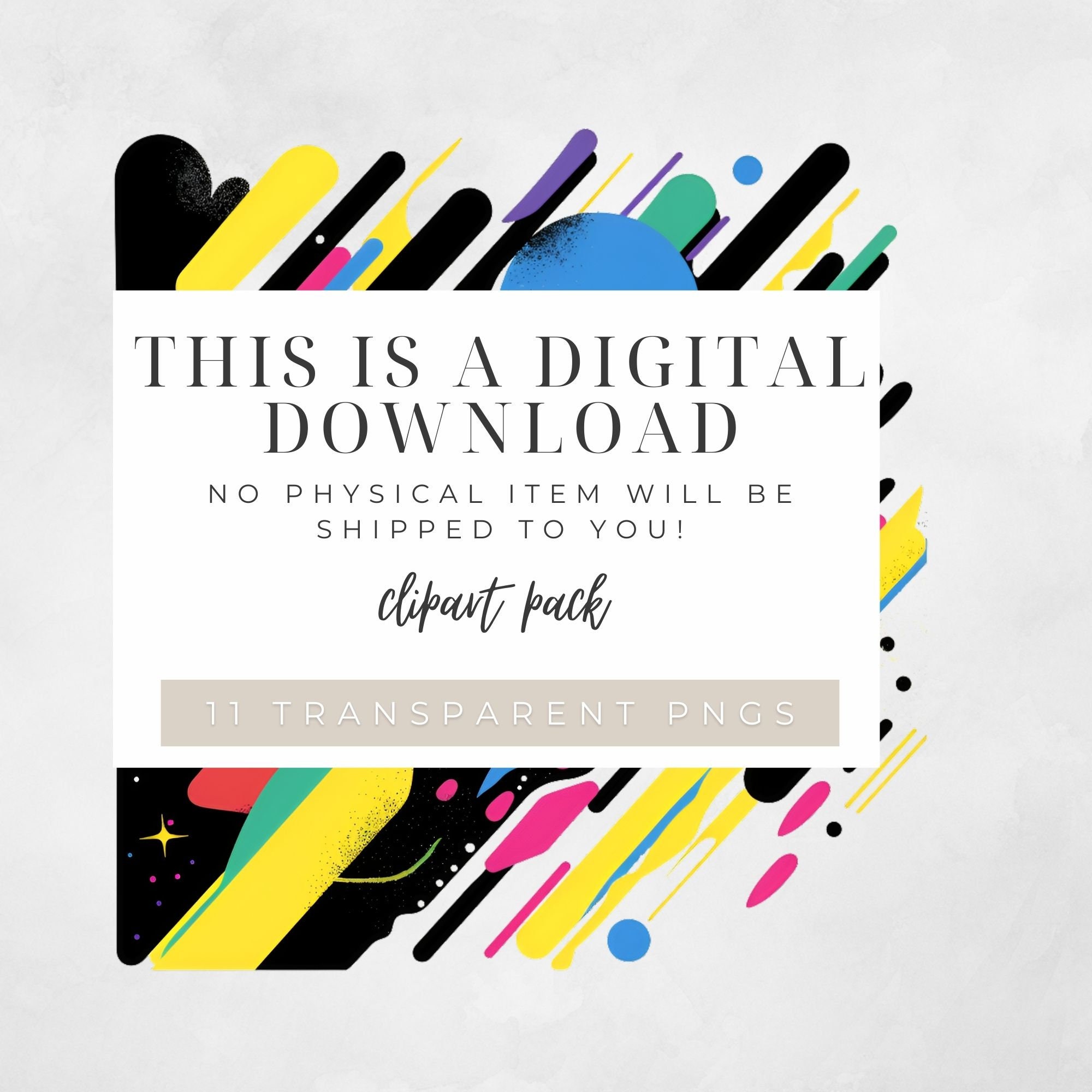 Retro Clipart Bundle, Instant Digital Download Love the 80's, 1980's ...