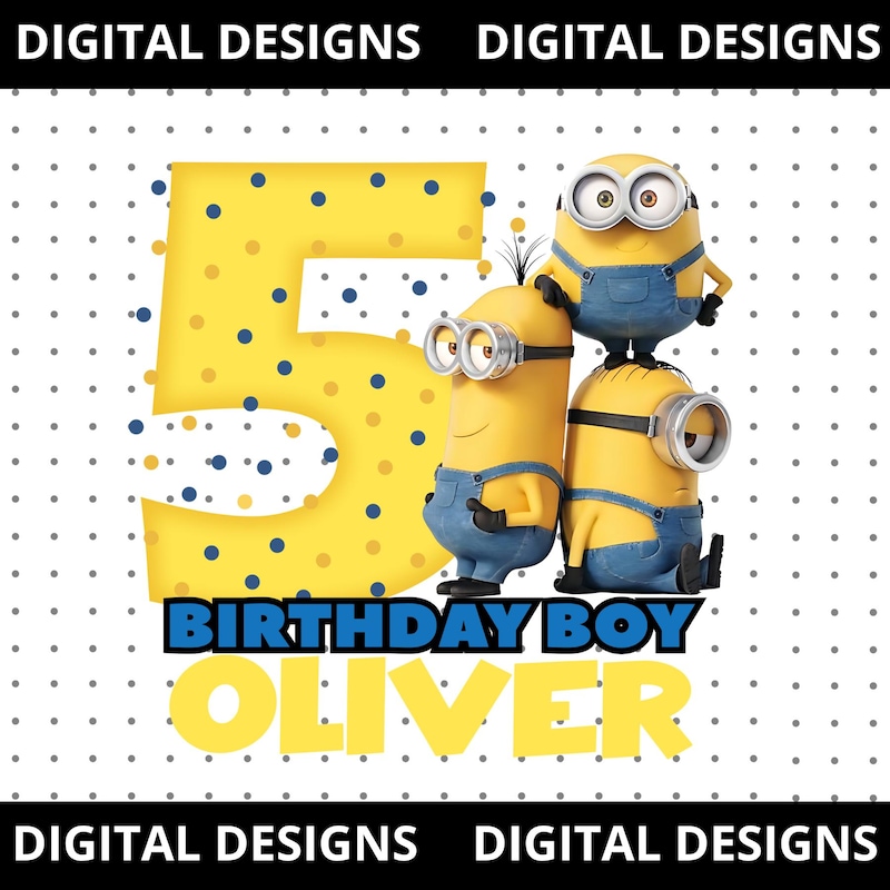 Custom Minion Print - Etsy