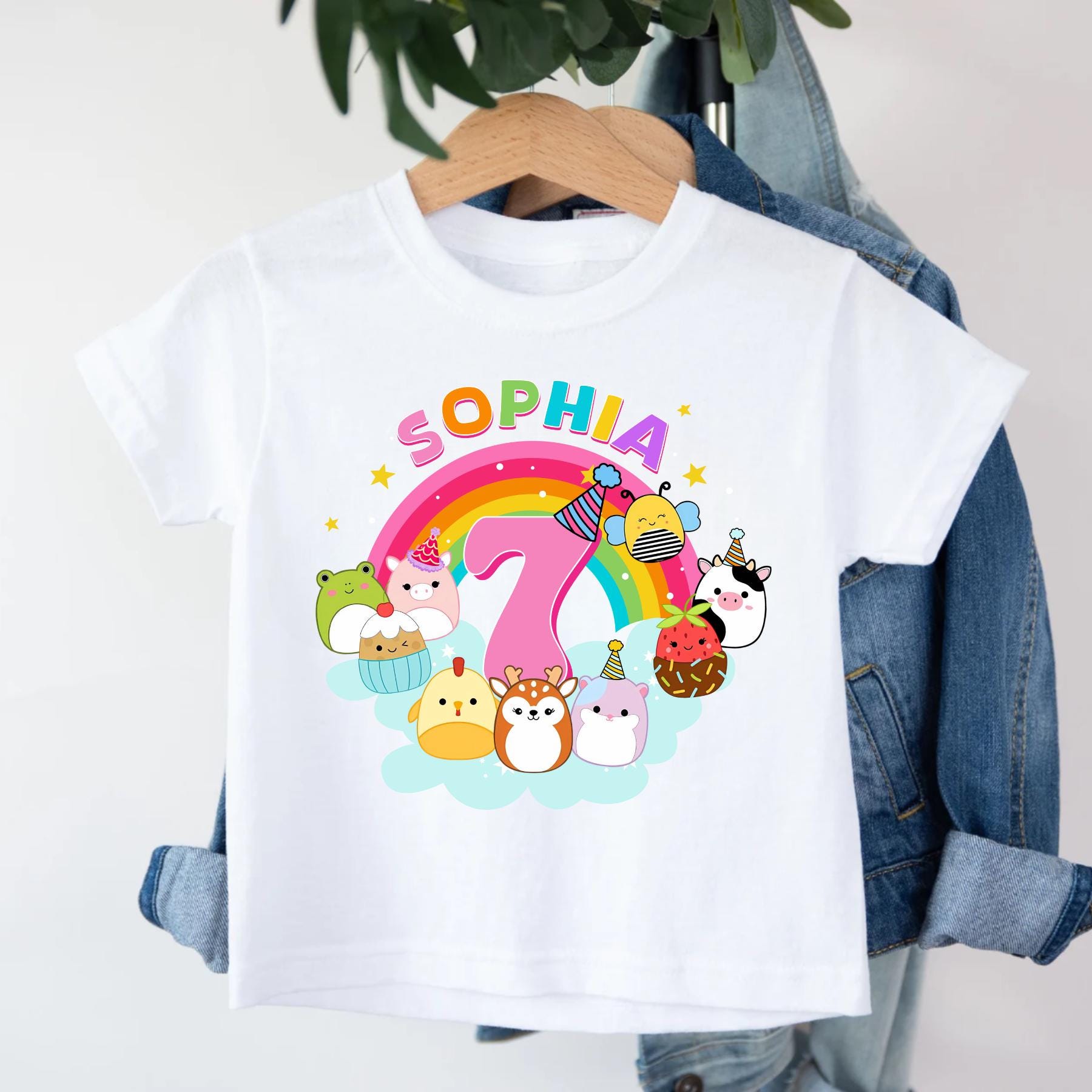 Personalized Squish Birthday Shirt for Girls, Squish Shirt for Girls ...