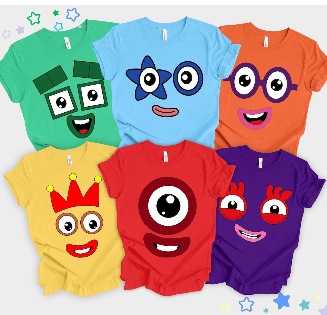 Numbers Costume T-shirt Png, Birthday Party Theme, With Blocks, for ...