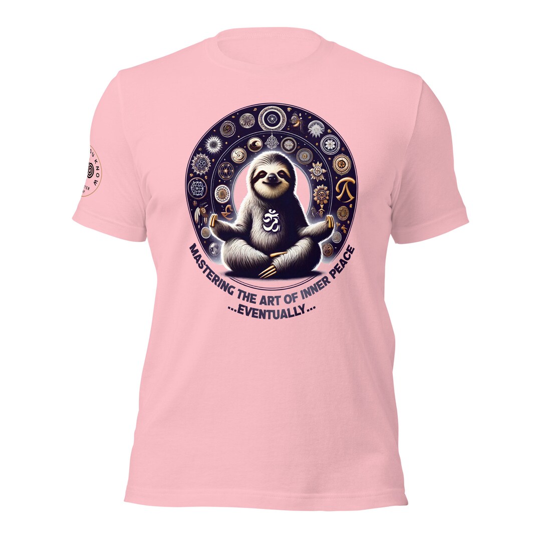 Zen Sloth Wisdom T-shirt - Etsy