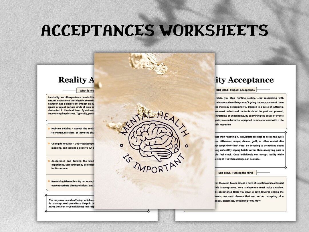 Acceptance Worksheet, Act Therapy, Dropping Anchor, Cbt Worksheets ...